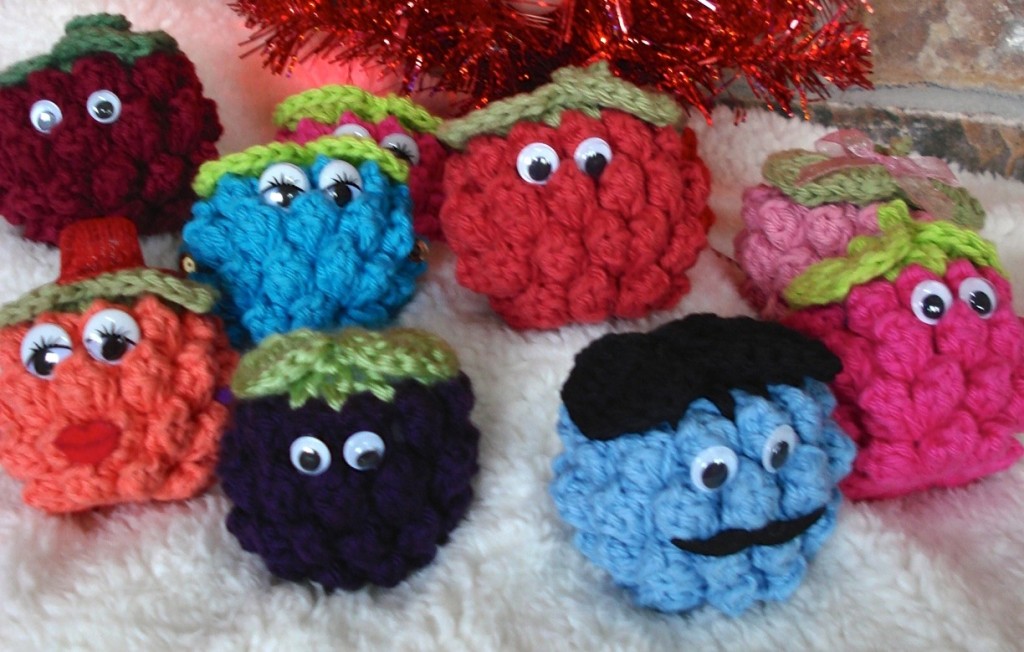 Berry Buddies & Berry Ornaments Pattern - Fun Crochet Designs